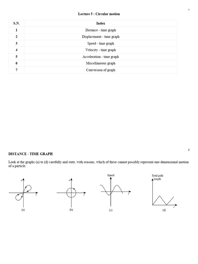 Lecture 5 - Circular Motion | Download Free PDF | Velocity | Acceleration