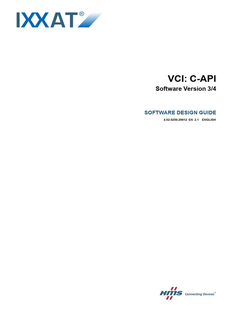 4 02 0250 20012 C Softwaredesignguide v2 1 en | PDF | Device Driver | Interface (Computing)