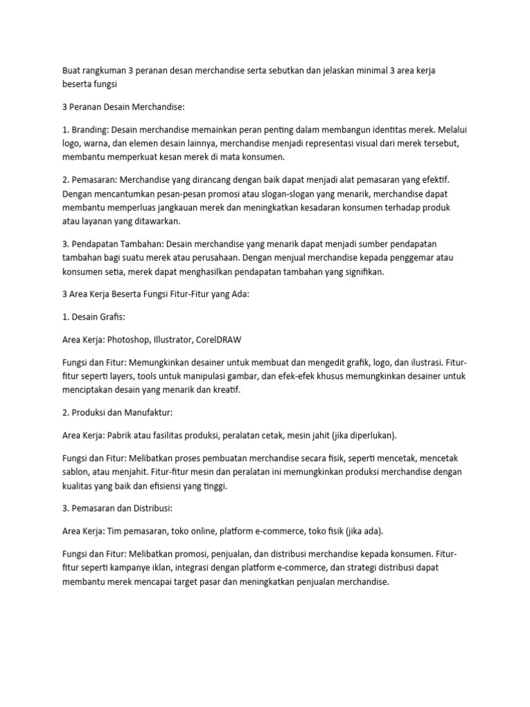 Muji Lestari-Praktek-Marchendise-Sesi-1 | PDF