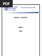 2025 HISTORY GRADE 11 ATP and POA | PDF | Apartheid | Essays