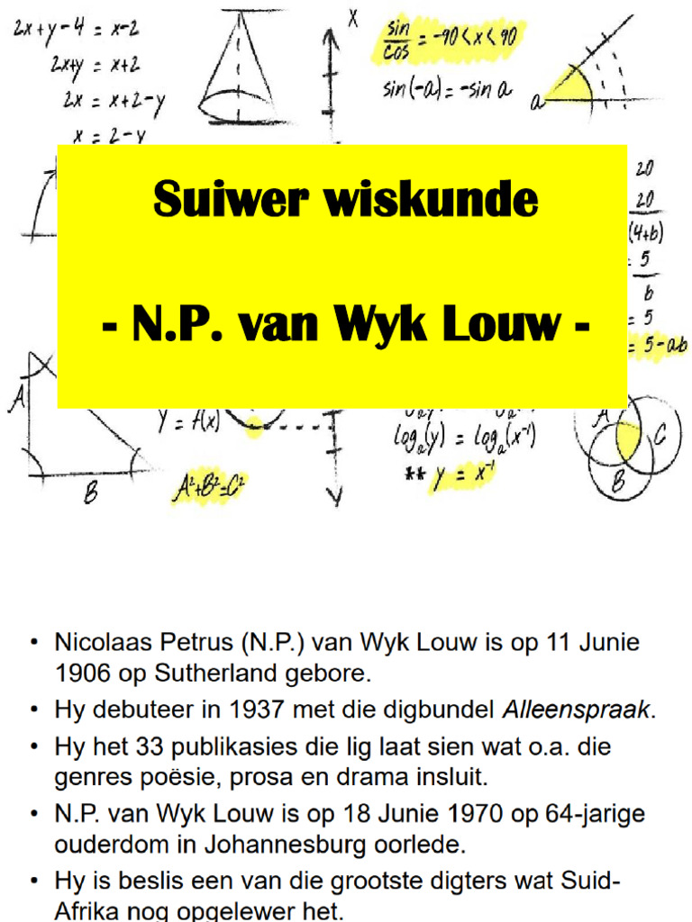 Suiwer Wiskunde MK | PDF