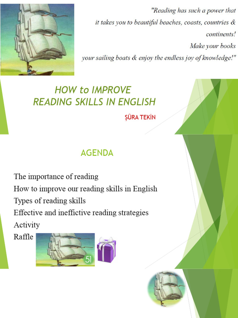 How To Improve Reading Skill ST | PDF | Reading Comprehension ...
