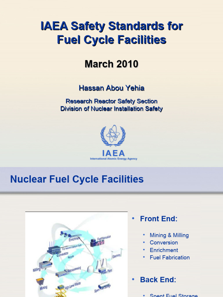 IAEA Safety Standards - Fuel Cycle Facilities | Download Free PDF ...