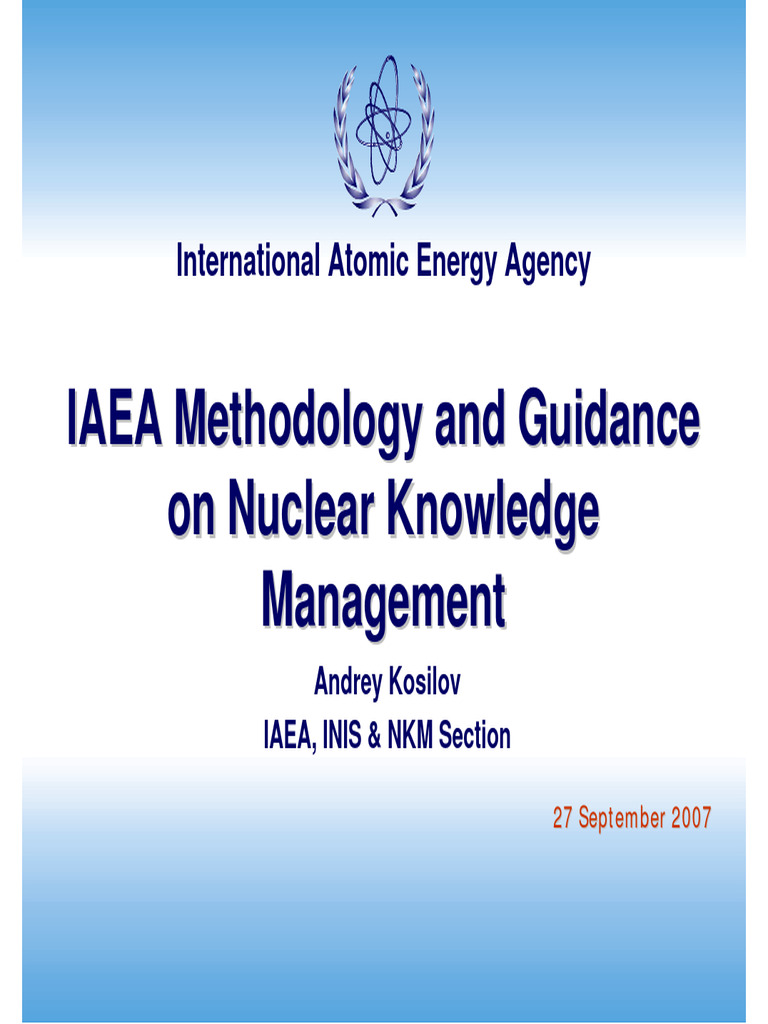IAEA Methodology Guidance | PDF | International Atomic Energy Agency ...