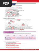 Complete The Sentences With The Correct Forms of The Verbs in Parentheses. | PDF