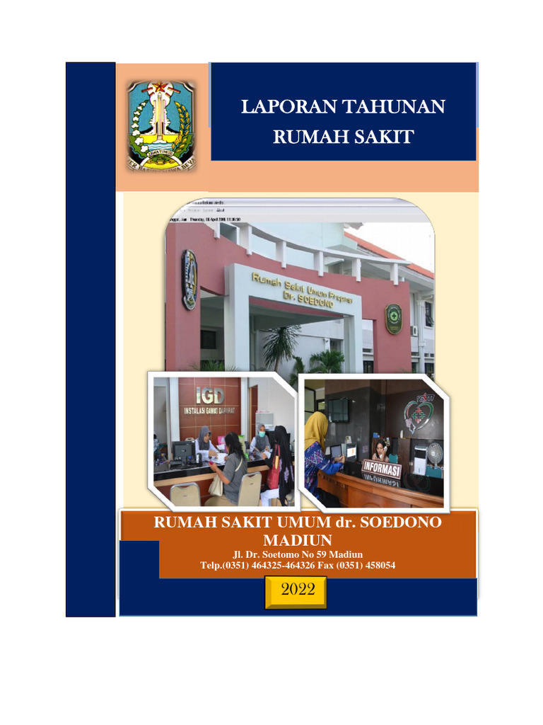 LAPORAN TAHUNAN RSUD Dr. SOEDONO MADIUN TH 2022 | PDF