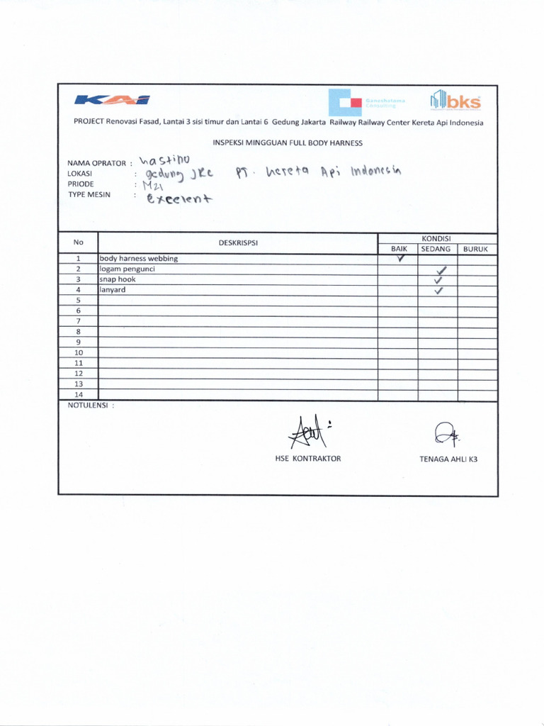 Inspeksi Alat 21 | PDF