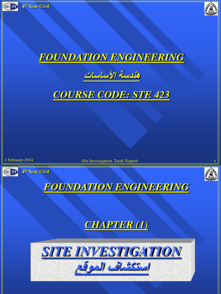 Site Investigation | PDF