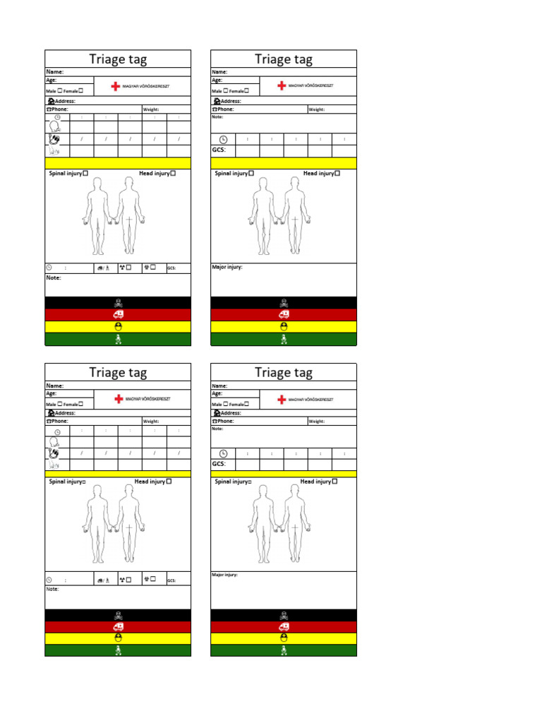 Emergency Medical Triage Form | PDF | Emergency Medical Services | Emergency Services