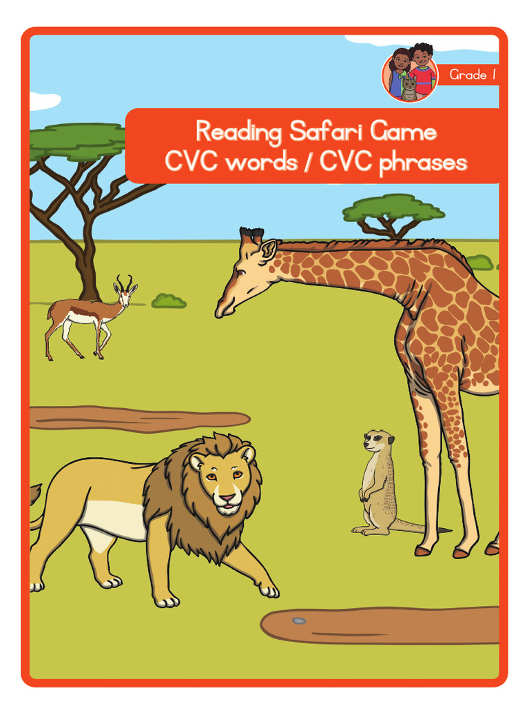 Za HL 1678821601 Grade 1 Phonics Reading Safari Game CVC Words - Ver - 1 | PDF | Writing ...
