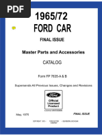 Ford Diagrams and Exploded Views 65-72 | PDF