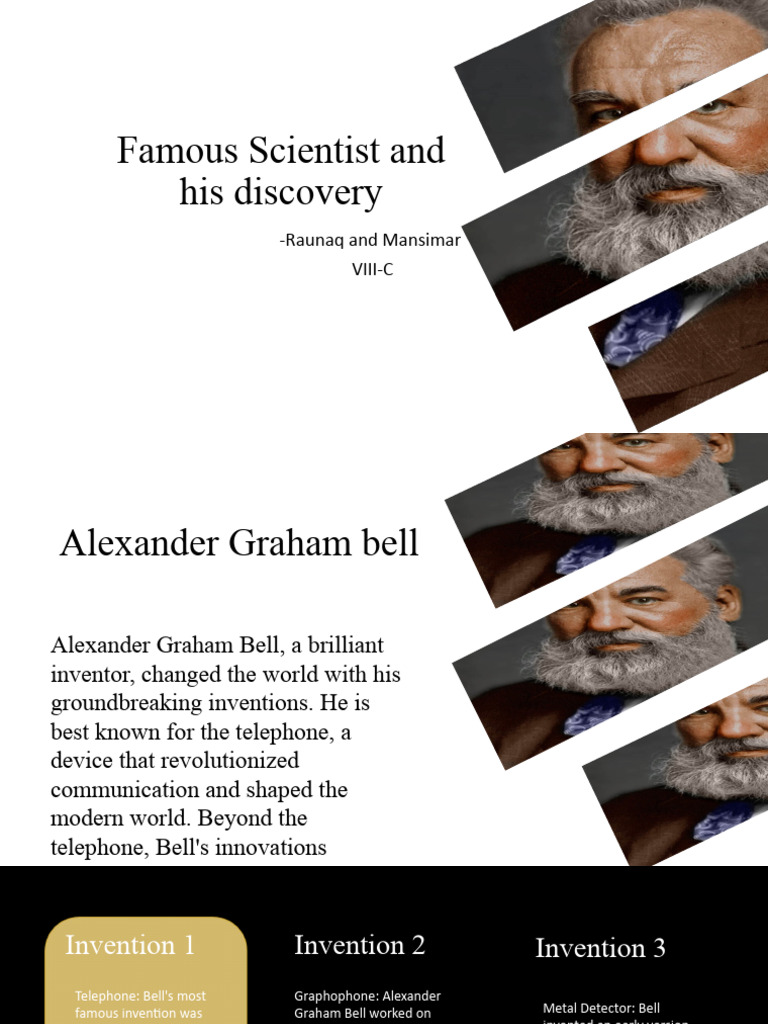 Famous Scientist and His Discovery | PDF | Phonograph | Telephone