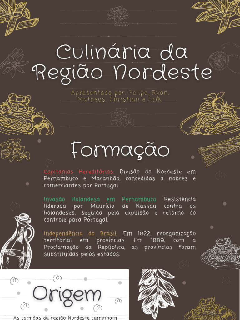 Culinária Do Nordeste | PDF | Culinária ocidental | Culinária