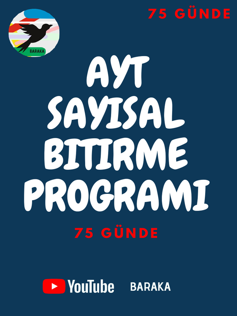 2.5 Ayda Ayt Bitirme Sayısal PDF | PDF