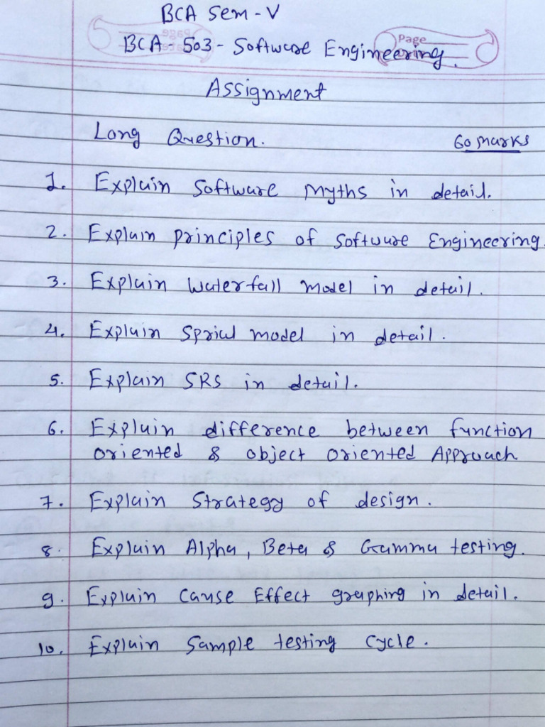 Software Engineering Assignment | PDF Software Engineering Assignment | PDF