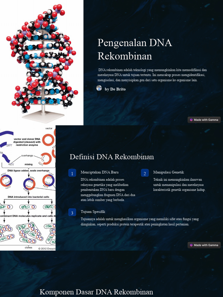 Pengenalan DNA Rekombinan | PDF