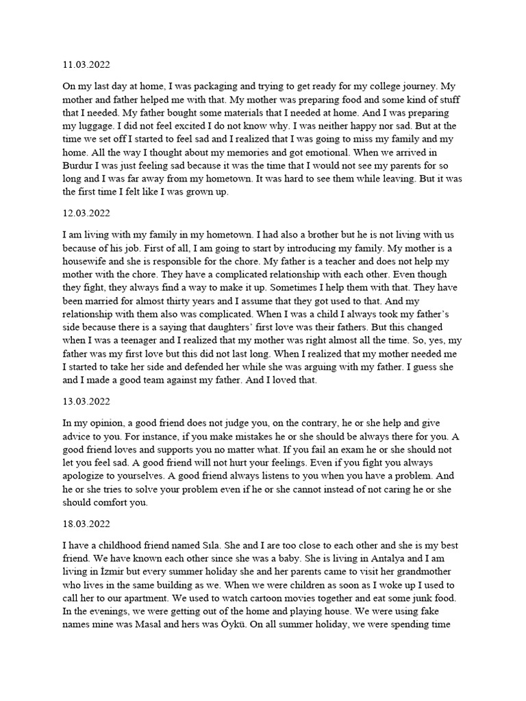 Journal3 4week | PDF