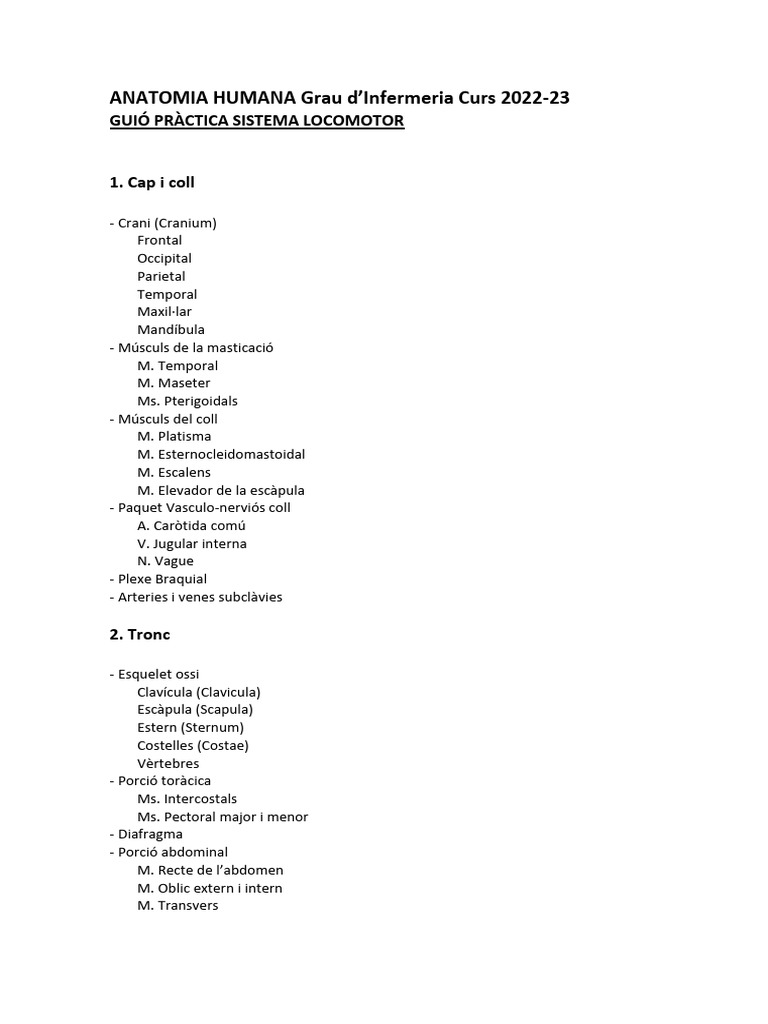 GuiÃ Prã Ctiques Locomotor - 201022 | PDF