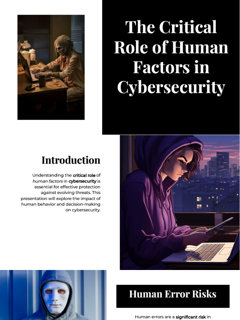 Slidesgo The Critical Role of Human Factors in Cybersecurity ...