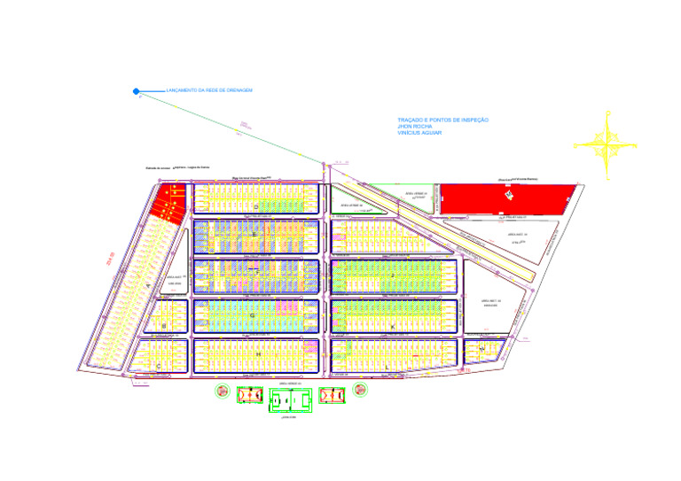 Loteamento TRACADO, JHON ROCHO e VINÍCIUS AGUIAR. Dwg-Model | PDF