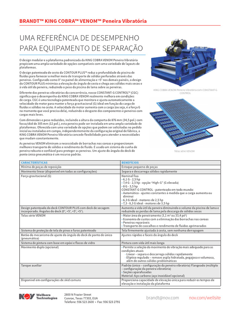 BRANDT KING COBRA VENOM Shale Shaker Flyer BP | PDF