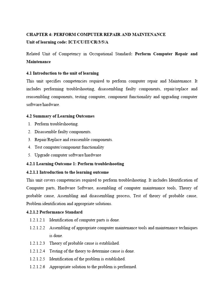 Computer Repair Notes | Download Free PDF | Input/Output | Computer ...