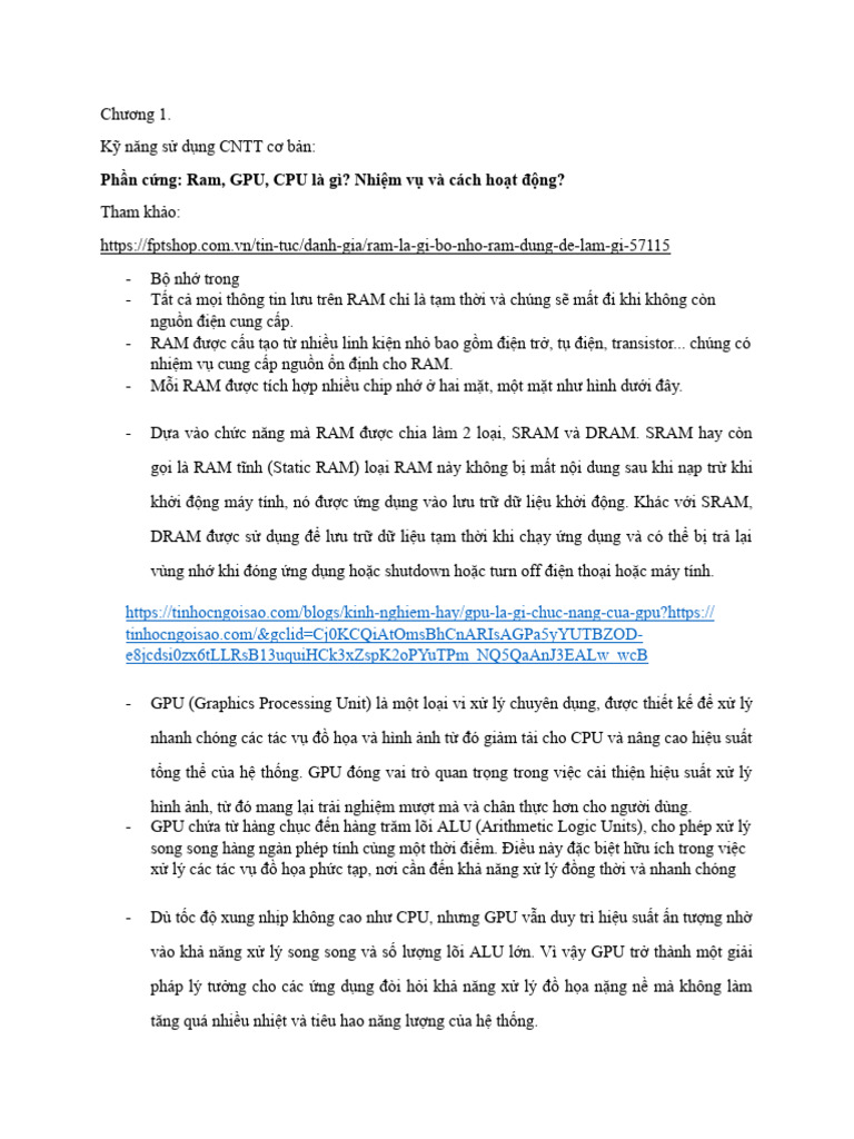 Ôn tập THUD 2023-2024 | PDF