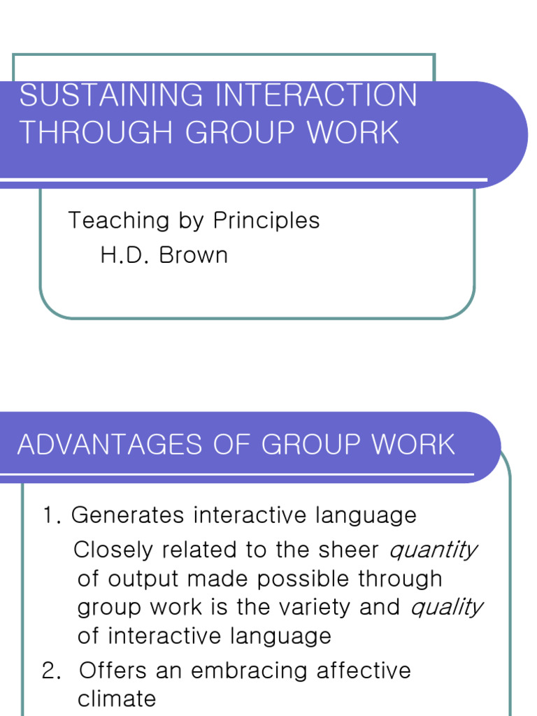 Benefits and Strategies for Group Work | PDF | Learning | Classroom