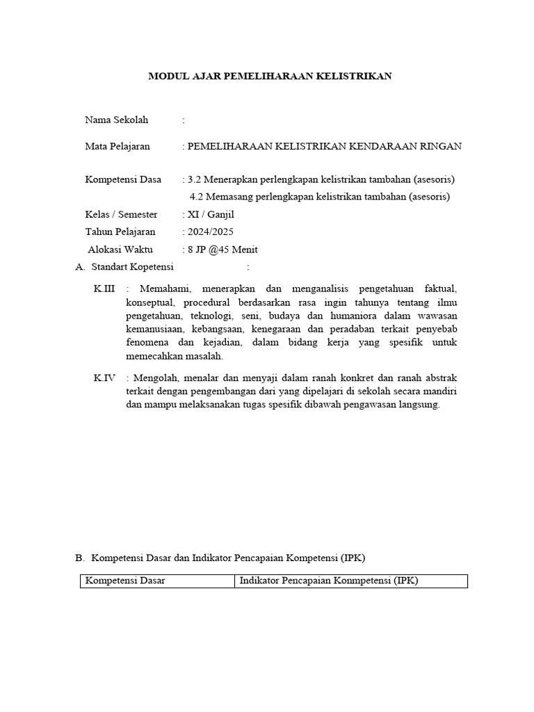 Modul Ajar Mesin | PDF Modul Ajar Mesin | PDF