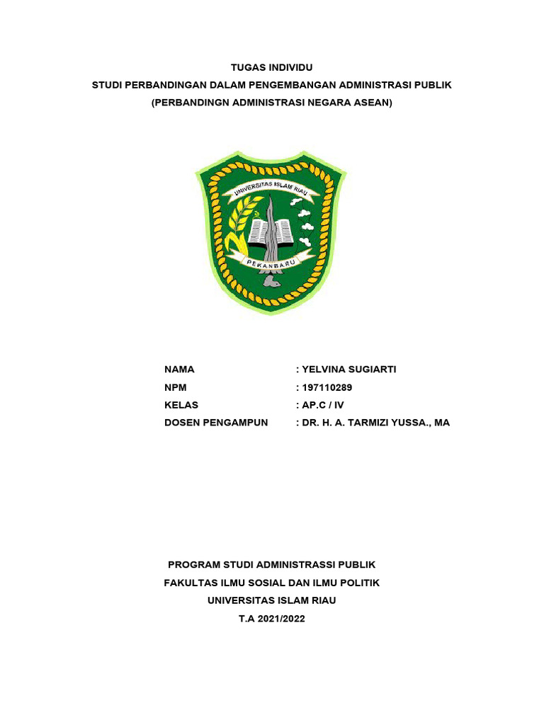 Tugas Individu Spap Yelvina | PDF
