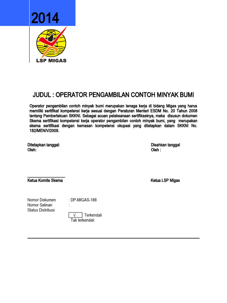 Operator Pengambilan Contoh Minyak Bumi | PDF