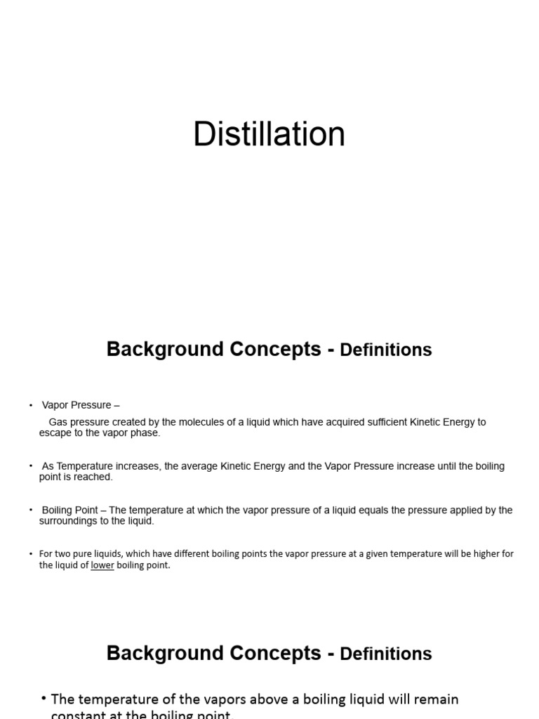 Distillation | PDF | Distillation | Vapor
