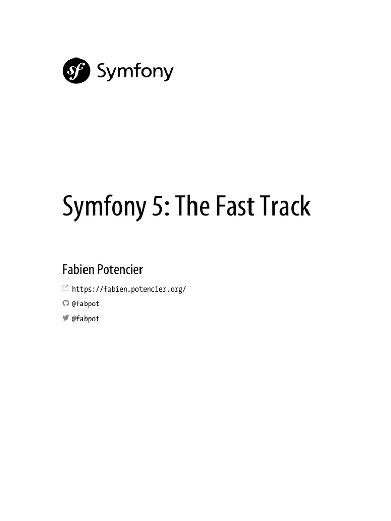 Symfony5 La Via Rapida - Compr | PDF | Entorno de desarrollo integrado | Php