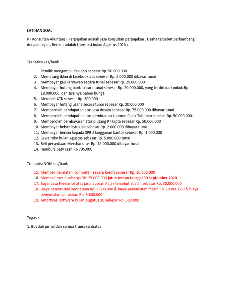 Latihan Menjurnal ABA SESSI 1 | PDF