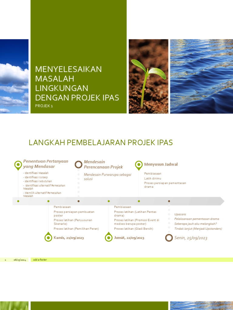 Solusi Lingkungan Melalui Proyek IPAS | PDF