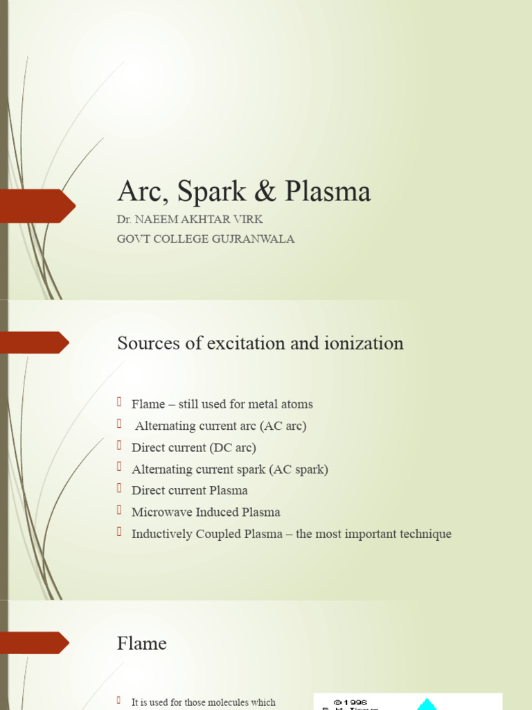 Arc, Spark & Plasma | PDF | Electric Arc | Plasma (Physics)