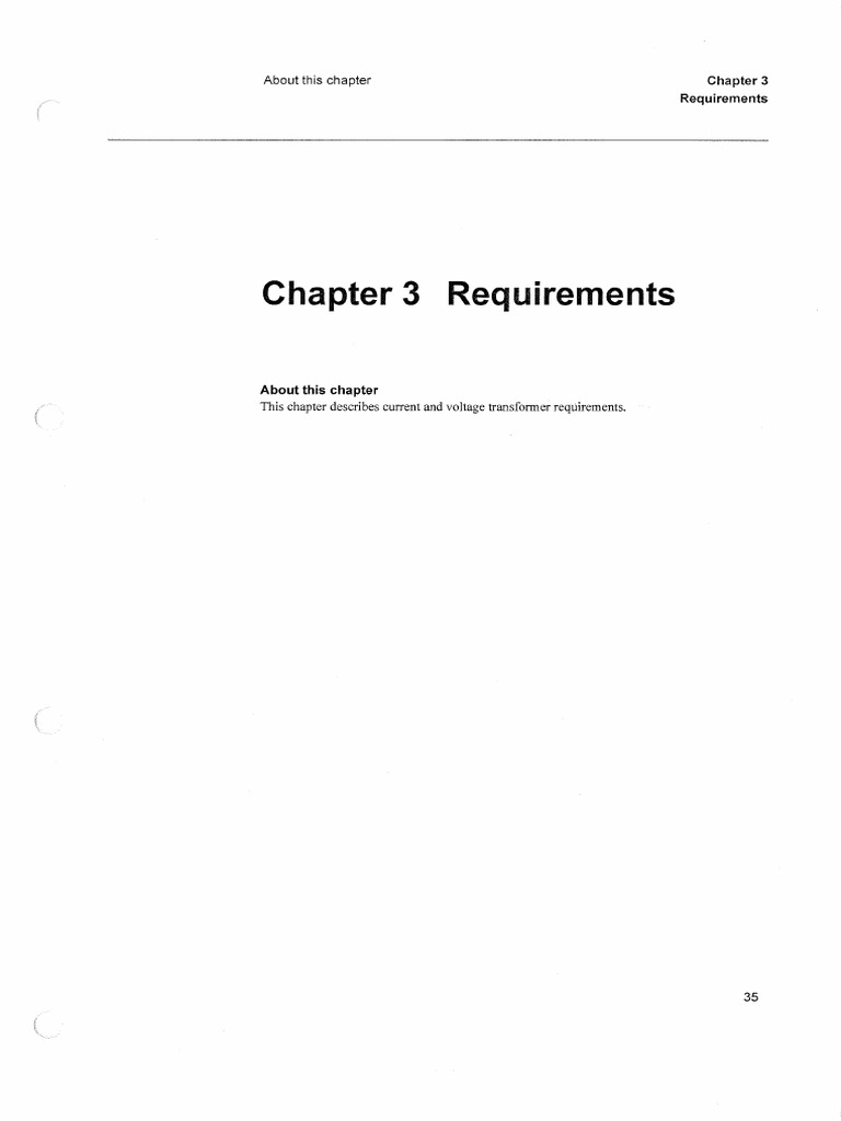 CT Requirement REx670 | PDF