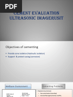 Cement Evaluation with CBL-VDL & USIT | PDF | Ultrasound | Materials