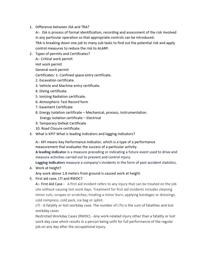ADNOC Safety Standards and Procedures | PDF | Occupational Safety And ...