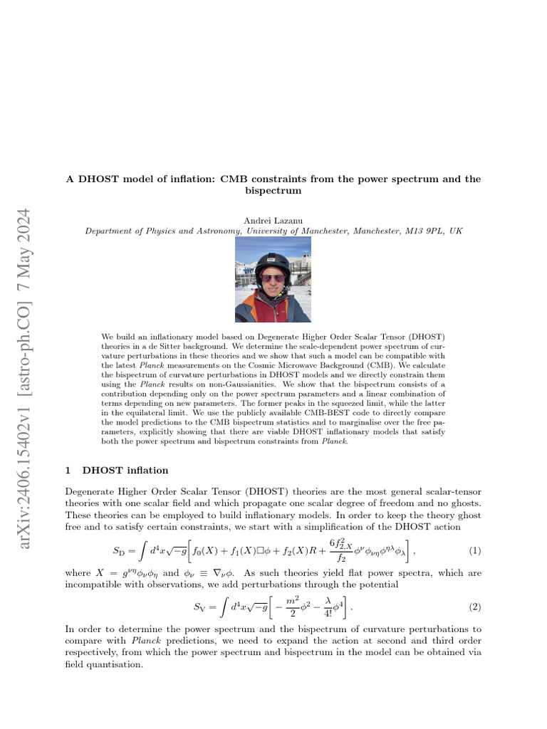 Andrei Lazanu Department of Physics and Astronomy, University of ...