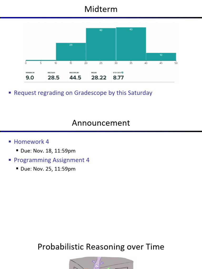 11 Probabilistic Temporal Models | PDF | Markov Chain | Bayesian Network
