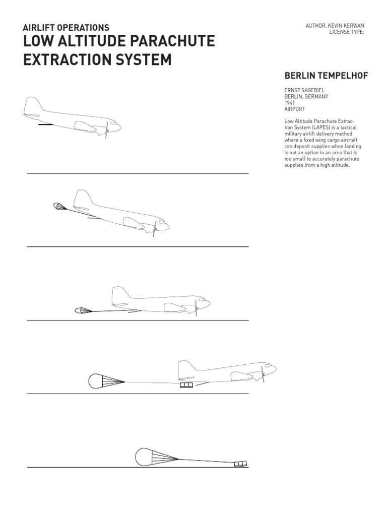 Low Altitude Parachute Extraction Guide | PDF | Airlift | Military Aviation