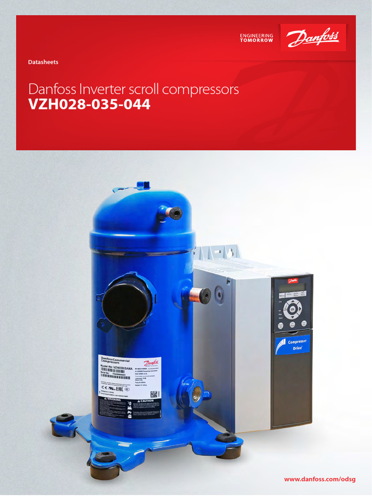 Motocompresor Inverter Danfoss VZH035CG | PDF