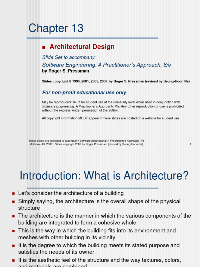 Architectural Styles | PDF | Software Architecture | System