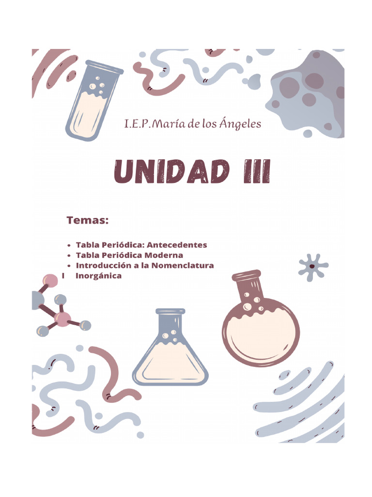 Iii Unidad 1ro Sec | PDF