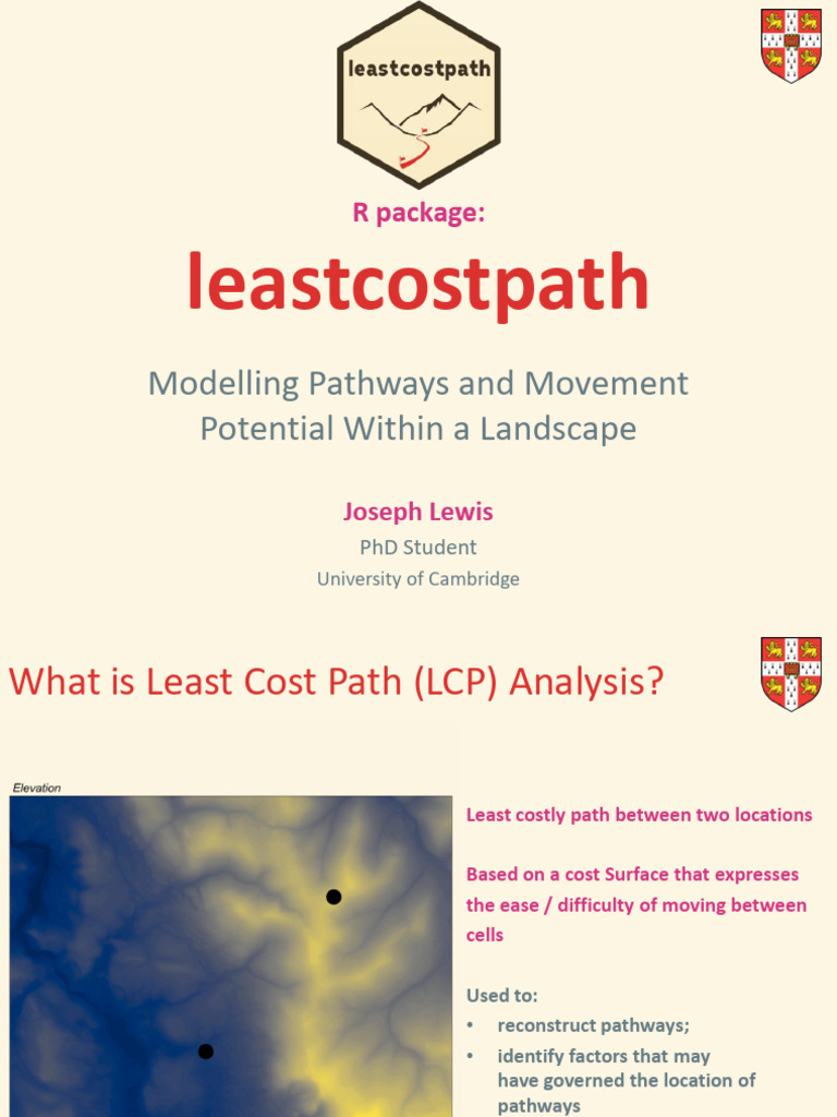 Leastcostpath Archeofoss | PDF | Anisotropy | Chemistry