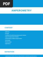 Amperometry | PDF | Titration | Chemistry
