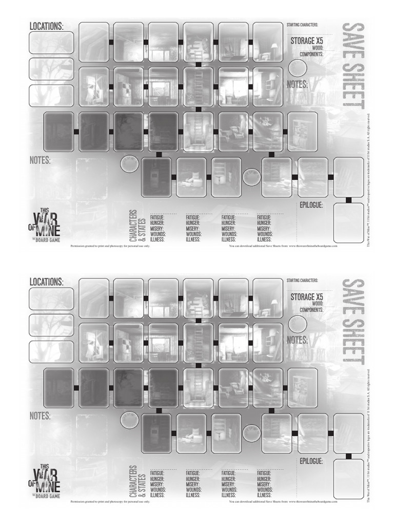 Save Sheet Basic Board Eng A4 | PDF
