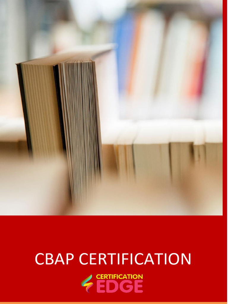 CBAP Brochure | PDF | Business Analysis | Strategic Management