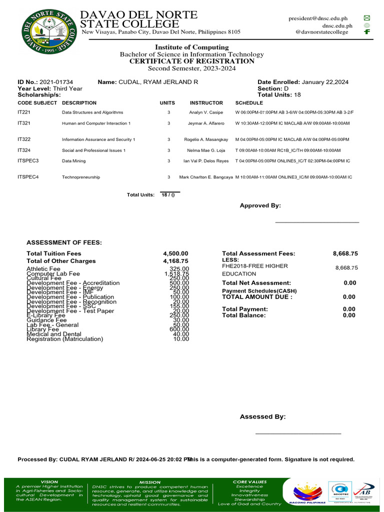 Regform.pdf | Download Free PDF | Computing Regform.pdf | Download Free PDF | Computing